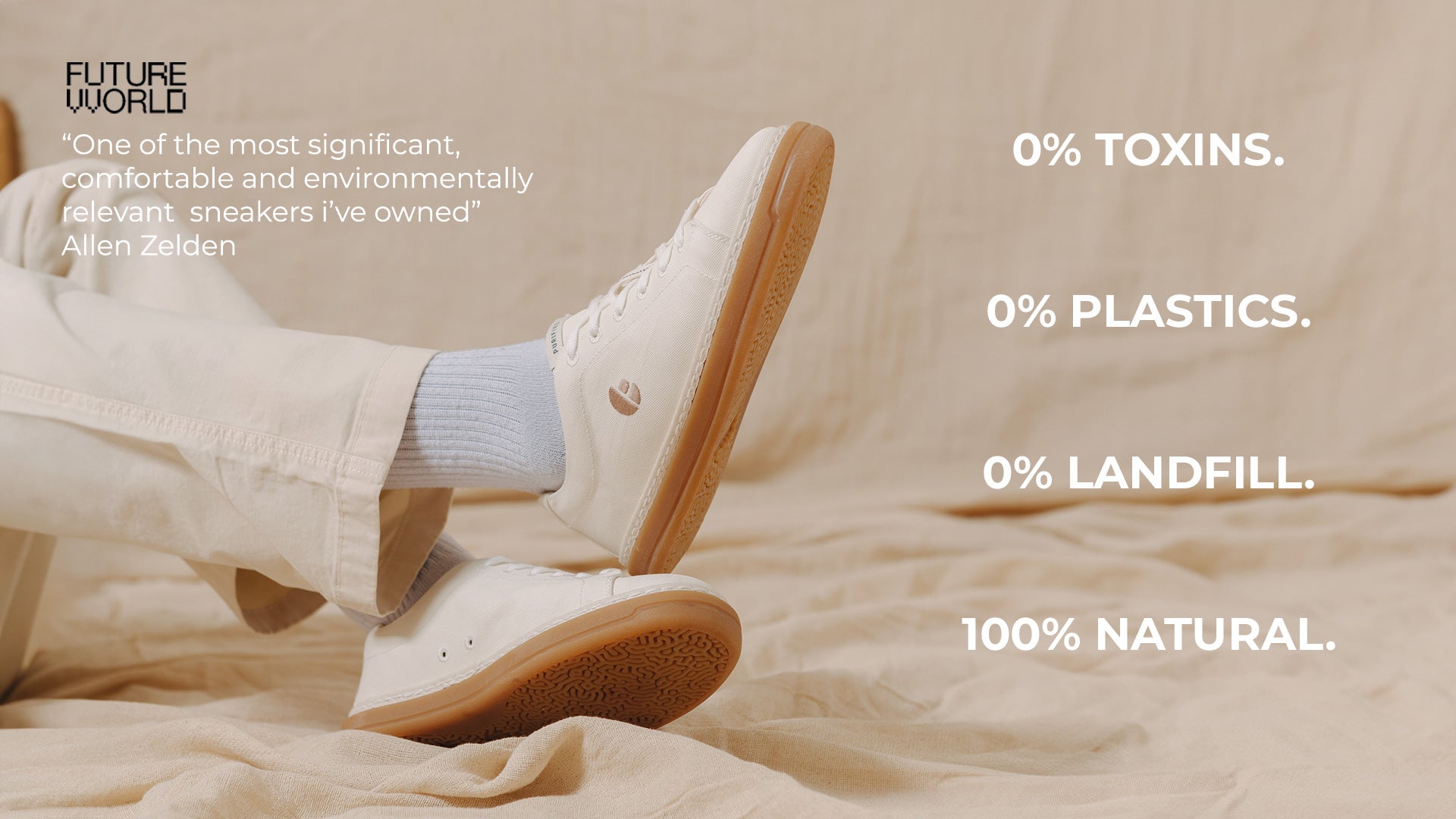 Purified Footwear - Zero plastic, biodegradable, durable sneakers ...