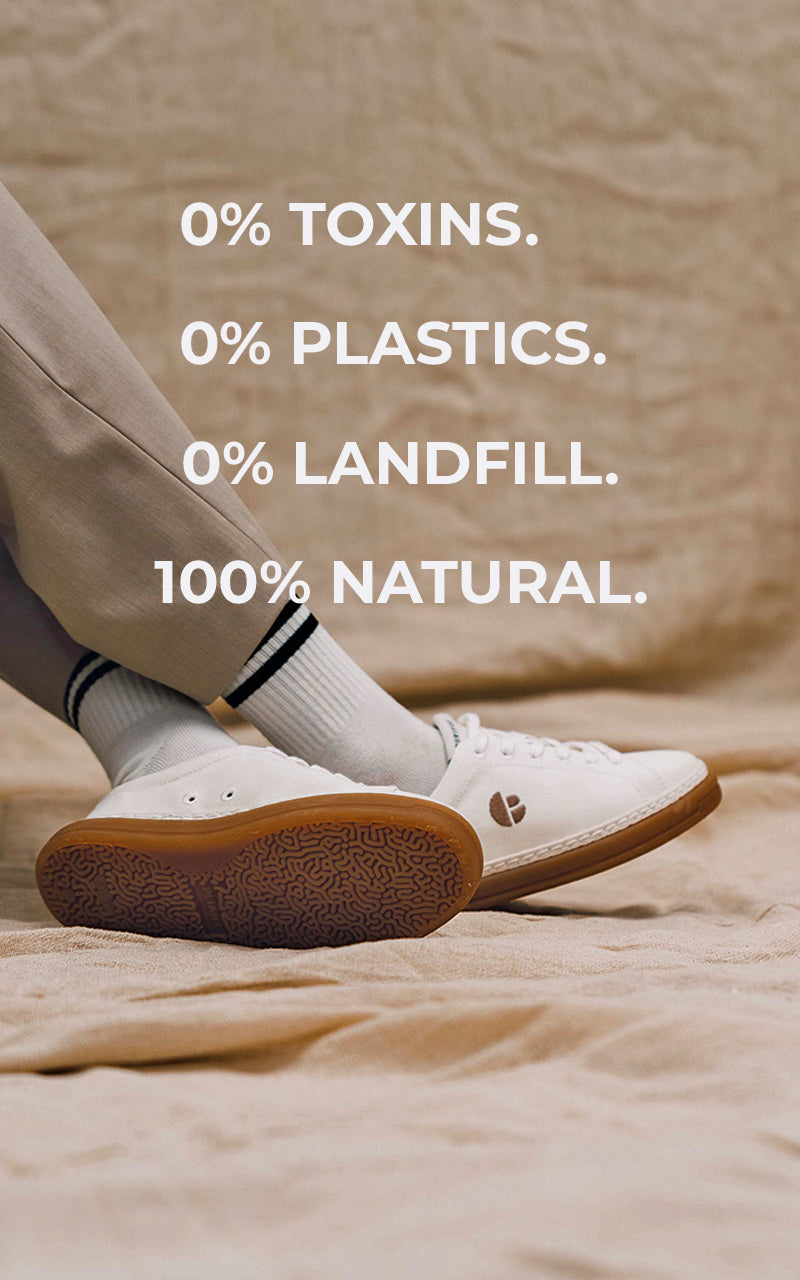 Purified Footwear - Zero plastic, biodegradable, durable sneakers ...